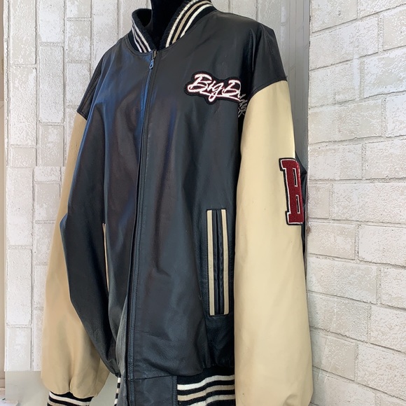 Big Daddy | Jackets & Coats | Big Daddy Genuine Leather Letterman ...